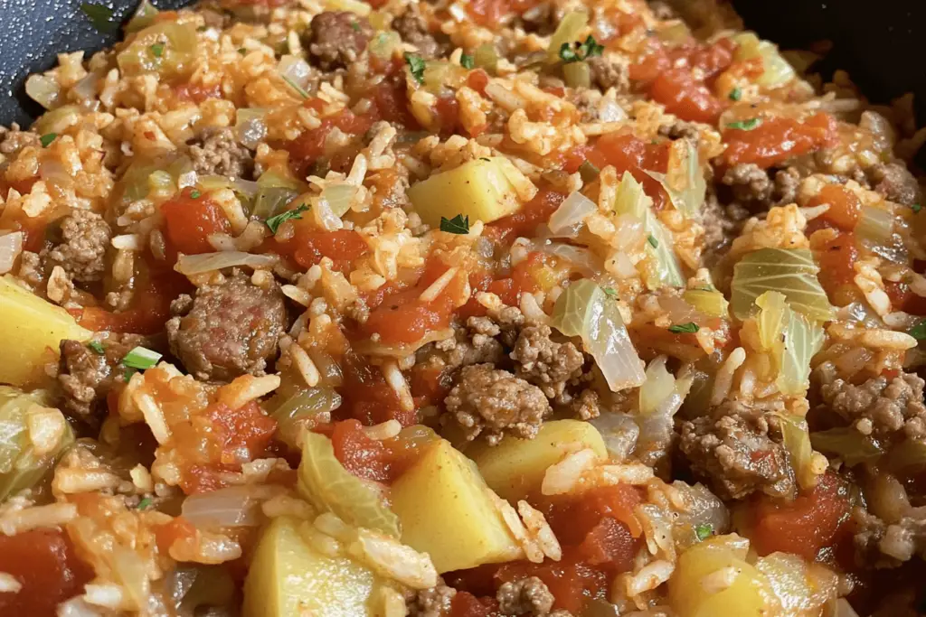 Cajun Cabbage Jambalaya Recipe: A Hearty Twist