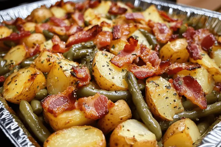 Country Ranch Green Beans 'N Potatoes With Bacon Recipe