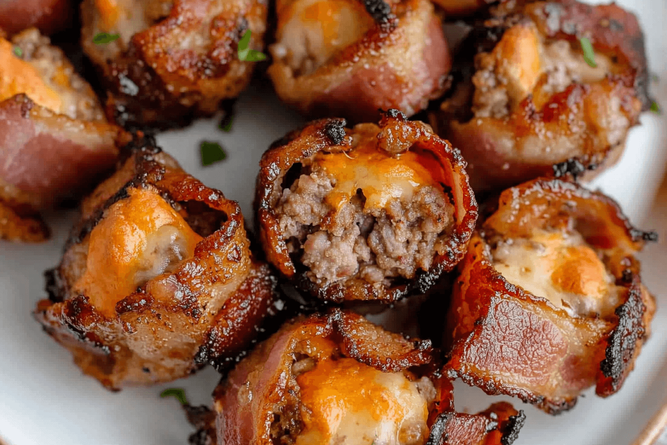 Cheddar-Stuffed BBQ Bacon Bomb Recipe