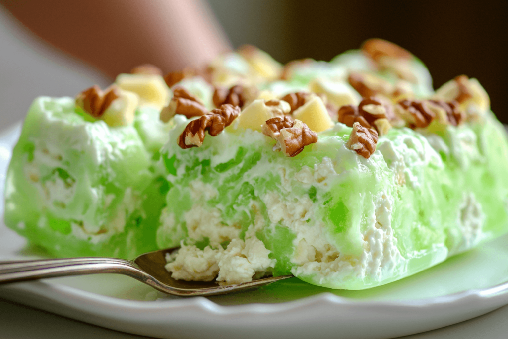 Grandma’s Lime Green Jello Salad Recipe