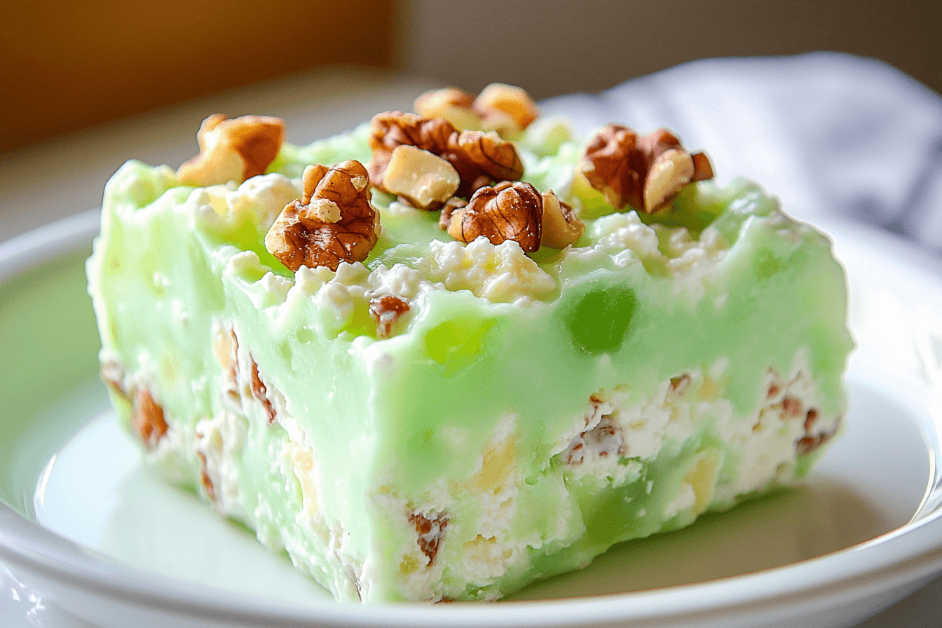Grandma’s Lime Green Jello Salad Recipe