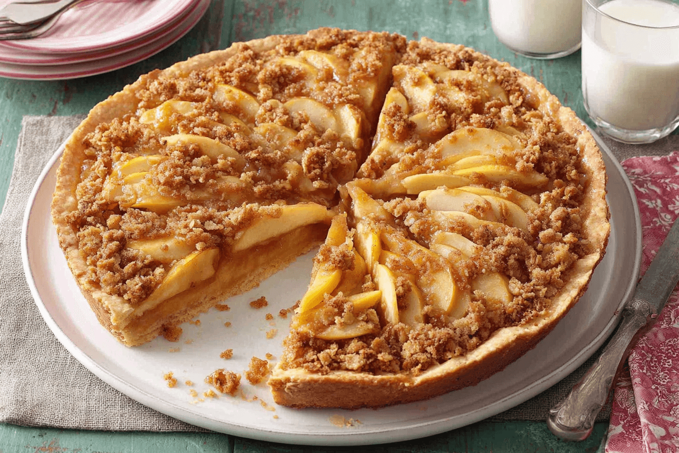 Delicious Apple Caramel Pie Pizza Recipe - Easy Dessert Idea