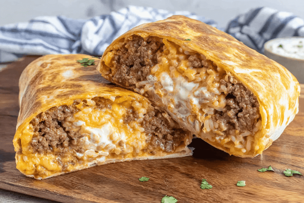 Cheesy Quesarito Recipe - Taco Bell Copycat Delight