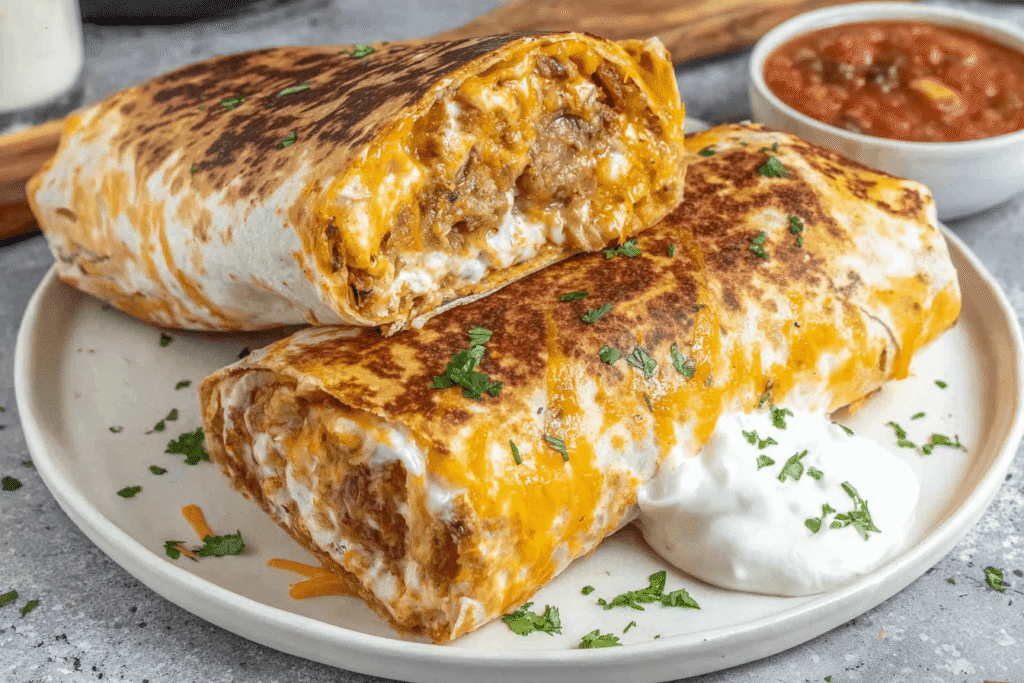 Cheesy Quesarito Recipe - Taco Bell Copycat Delight