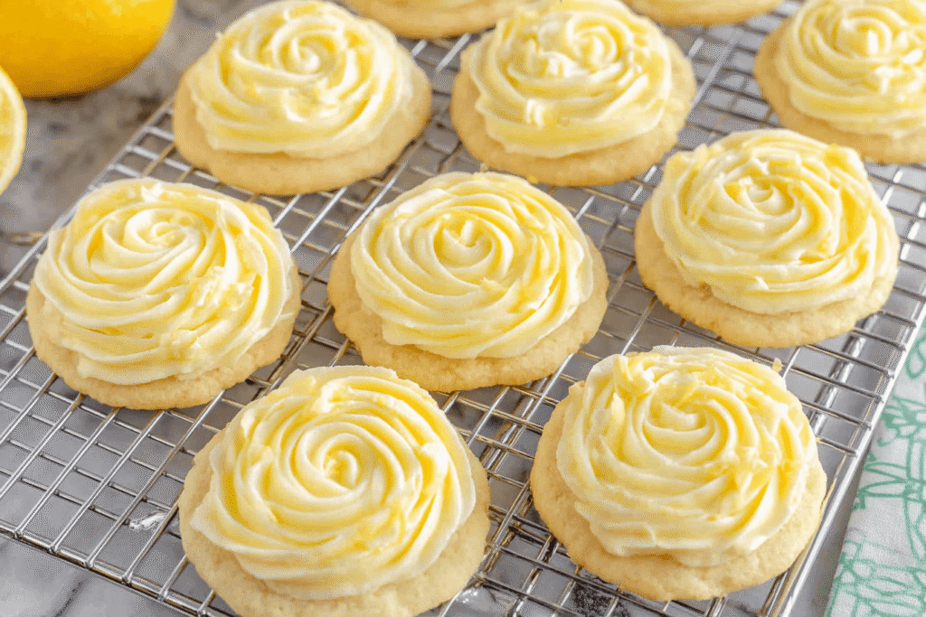 Lemon Sugar Cookies with Lemon Frosting - Easy and Delicious Recipe