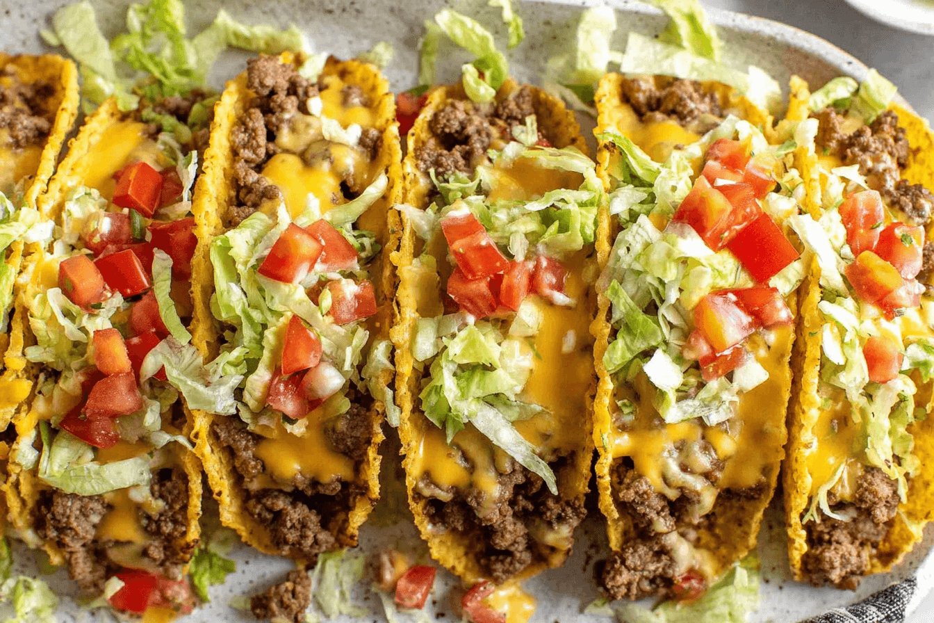 Loaded Taco Shells Recipe - Easy, Flavorful Beef Tacos