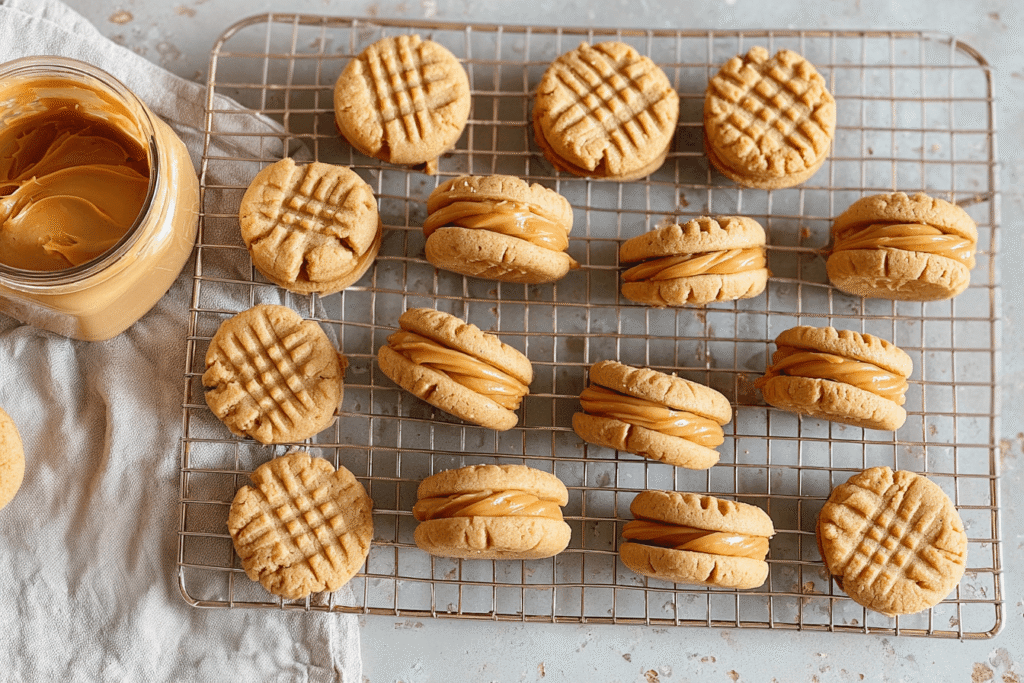 Delicious Peanut Butter Sandwich Cookies Recipe - Easy and Irresistible