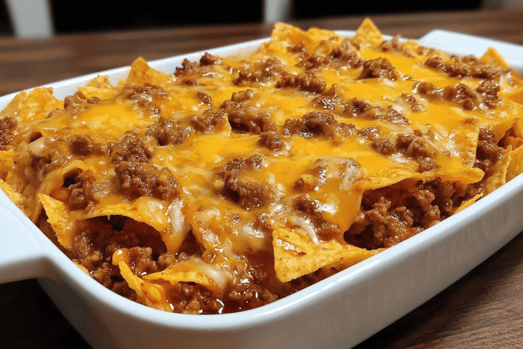 Delicious Walking Taco Bake Recipe - Easy Comfort Food Dish