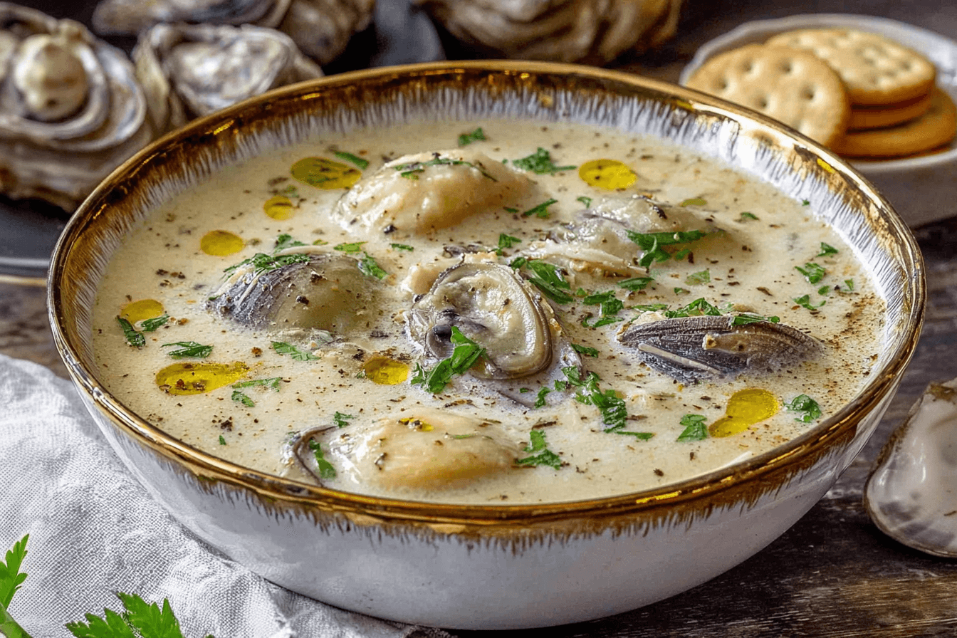 Creamy Oyster Stew Recipe - Comforting and Easy to Make