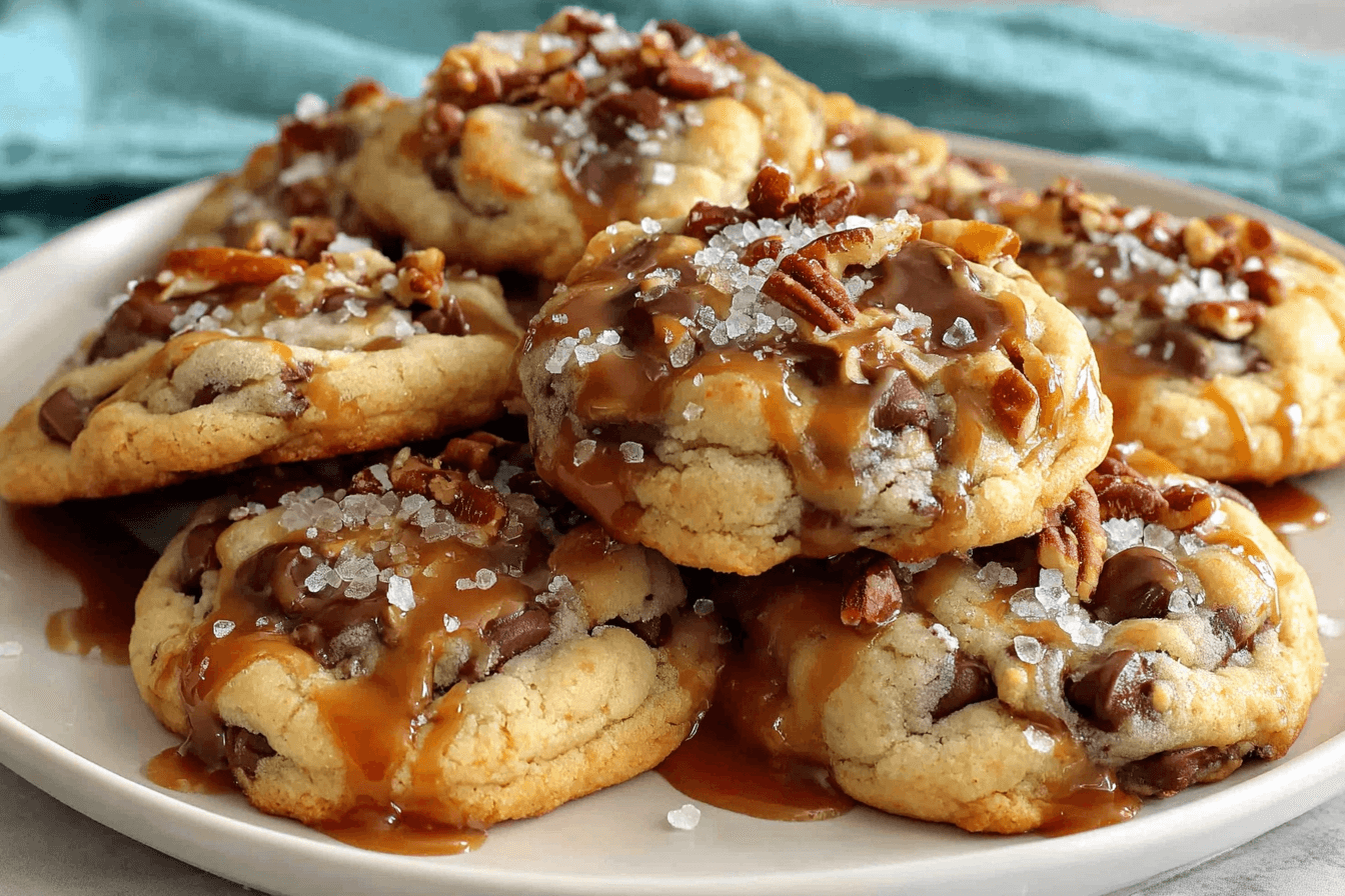 Turtle Pudding Cookies Recipe - Chewy, Chocolate, and Caramel Delight