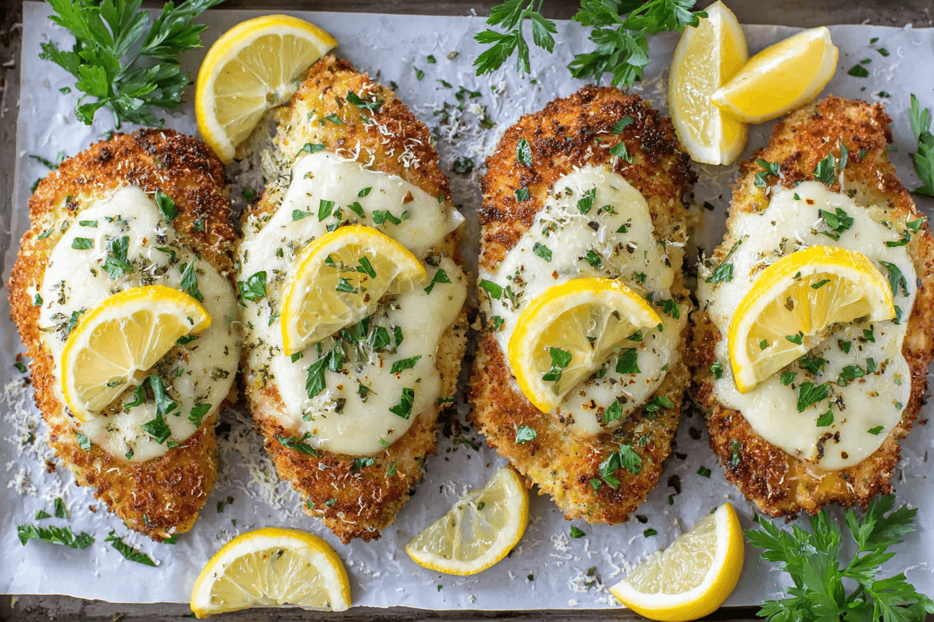 Lemon Chicken Romano Recipe - Crispy, Cheesy Delight