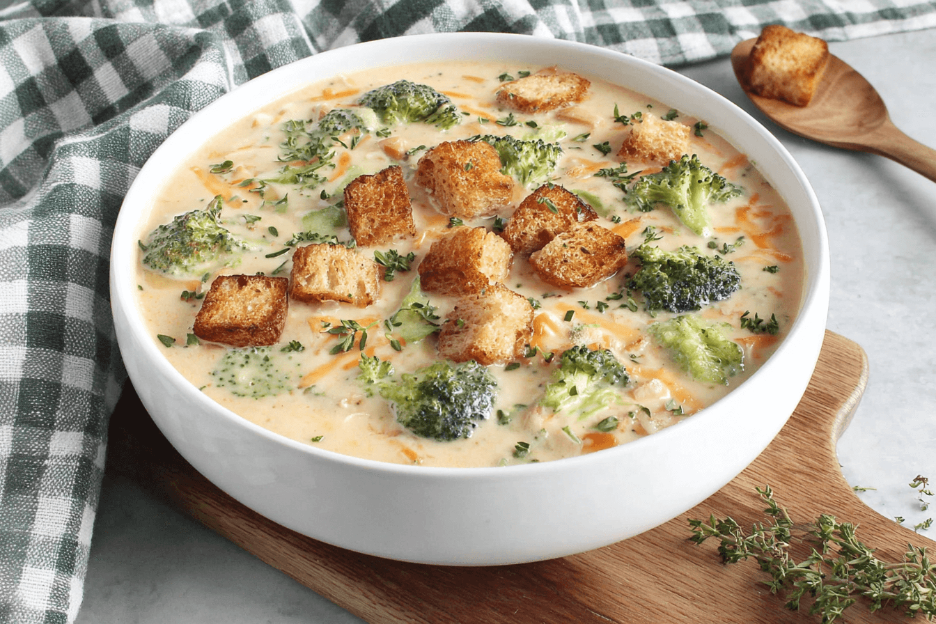 Creamy Smoked Gouda Broccoli Soup Recipe - Comforting & Delicious