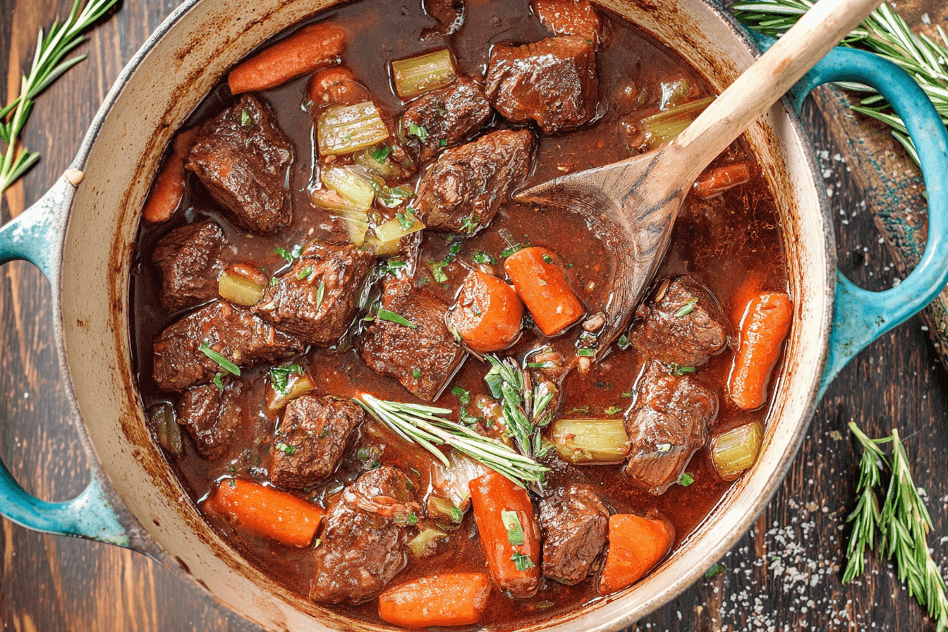 Tuscan Beef Stew Recipe - Hearty, Comforting, and Easy to Make