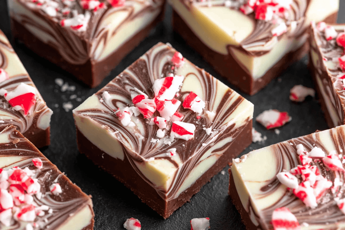 Delicious Peppermint Swirl Fudge Recipe - Easy Holiday Treat