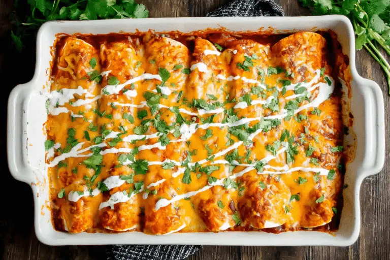 Easy Cheesy Bean Enchiladas Recipe - Quick, Comforting Dinner