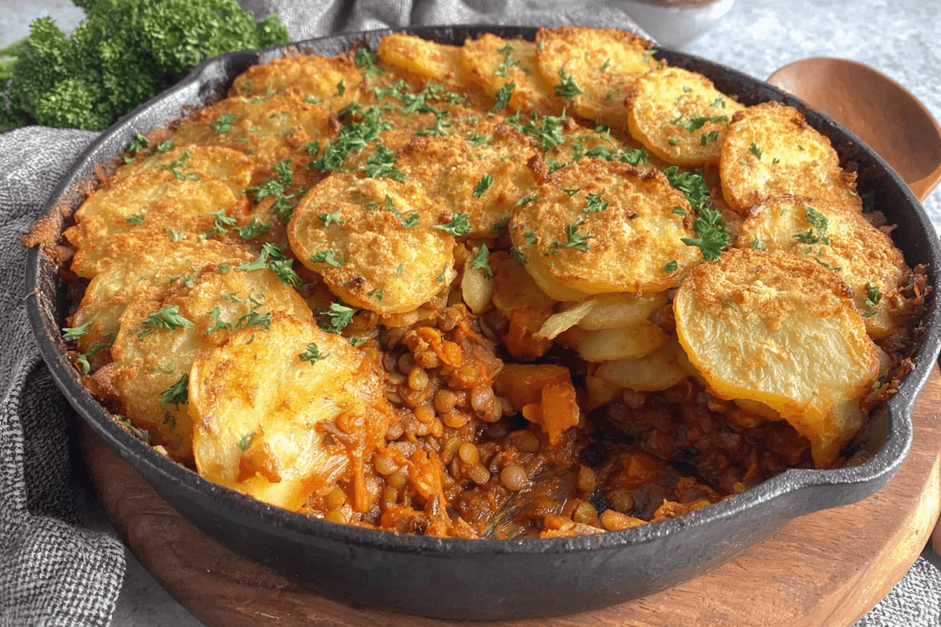 Easy Vegan Hotpot Recipe - Comforting Lentil Dish for Everyone