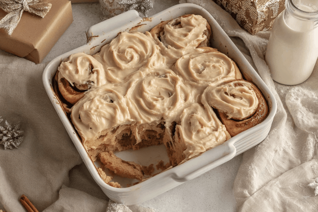 Delicious Gingerbread Cinnamon Rolls Recipe - Easy Holiday Treat