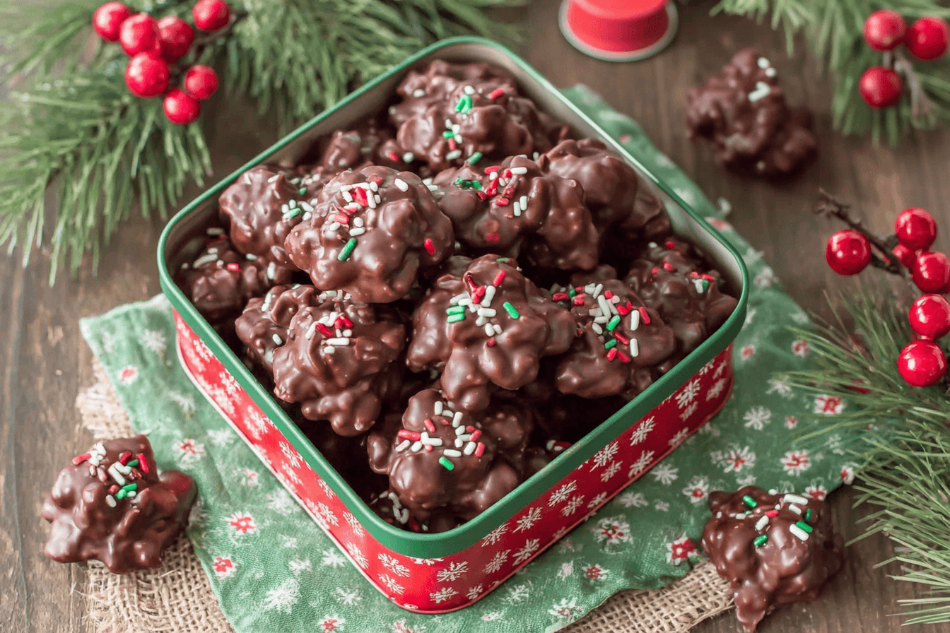 Delicious Slow Cooker Chocolate Peanut Clusters Recipe - Easy ...