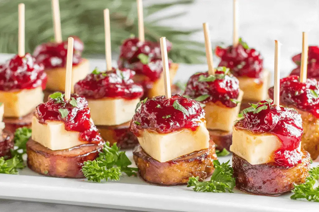 Delicious Smoked Sausage Cranberry Bites - Easy Appetizer Recipe