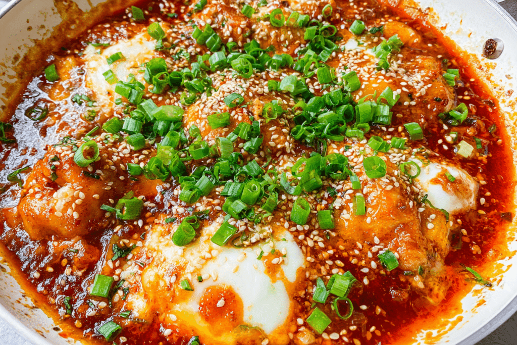 Spicy Cheesy Chicken Buldak Recipe - Fiery and Flavorful Delight
