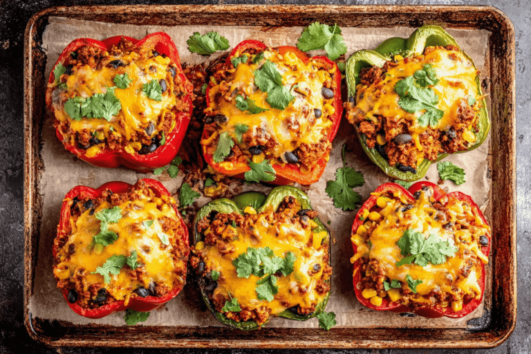 Delicious Taco Stuffed Peppers Recipe - Easy & Healthy Meal