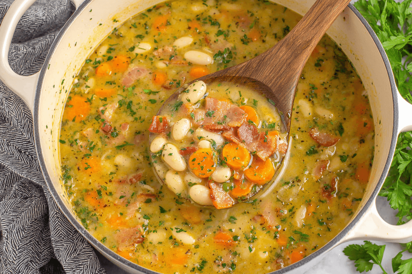 Hearty Bacon and White Bean Soup Recipe - Comforting & Delicious