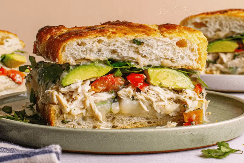 Delicious Chicken Avocado Melt Sandwich Recipe - Easy & Quick