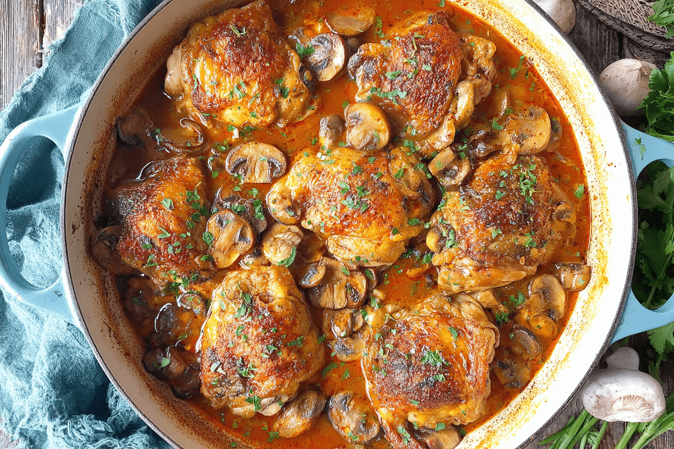 Classic French Hunter’s Chicken Recipe - A Hearty Comfort Dish