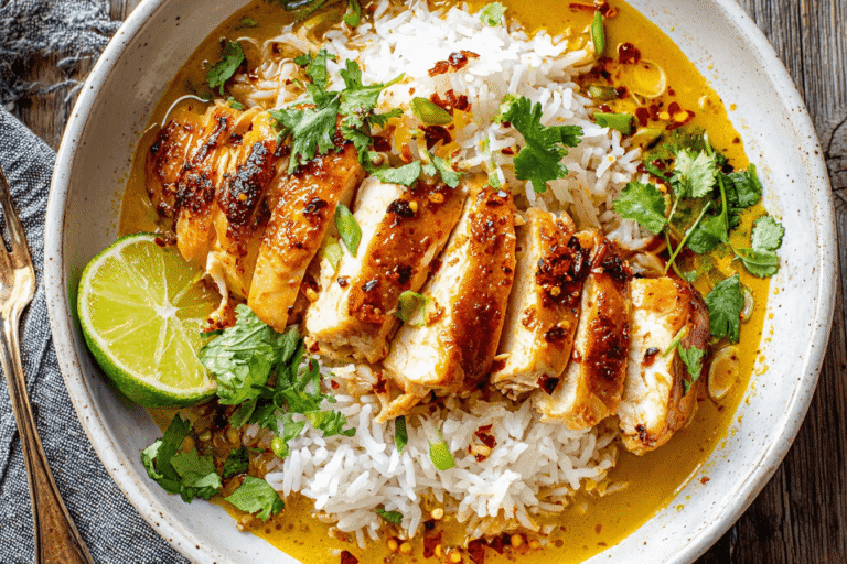 Coconut Chicken Brothy Rice Recipe - Easy and Flavorful Comfort Food