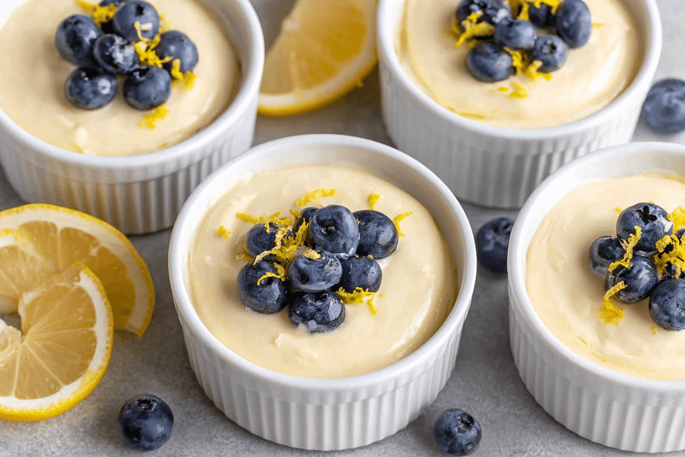 Creamy Lemon Berry Mousse Recipe - Refreshing & Healthy Dessert