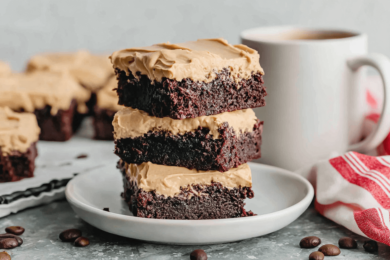Frosted Coffee Brownies Recipe - Rich and Delicious Treats