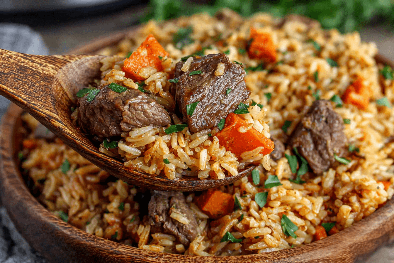 The Ultimate Instant Pot Beef Rice Pilaf Recipe