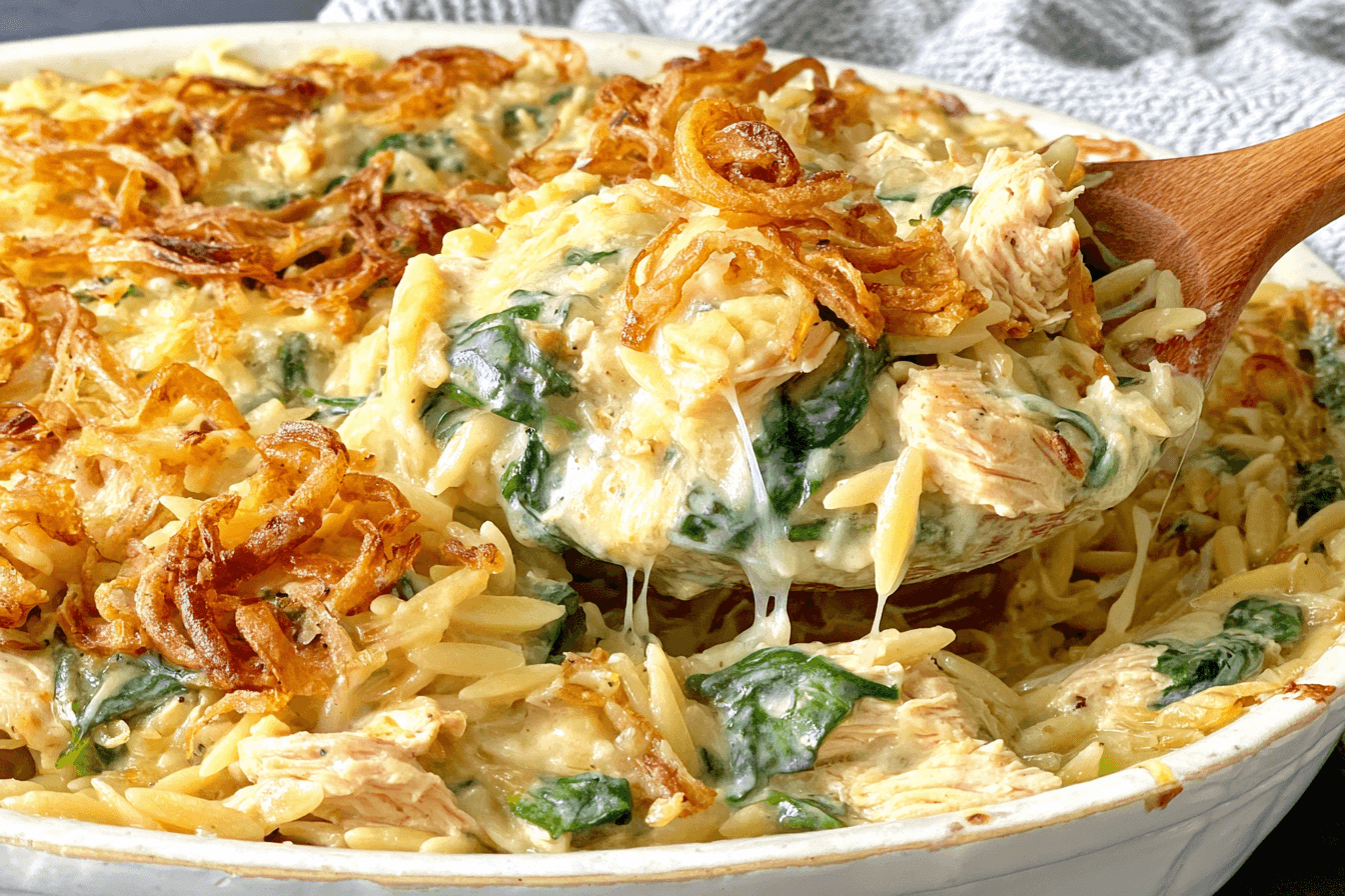 Monterey Chicken One-Pan Orzo Recipe - Easy and Delicious Comfort Food