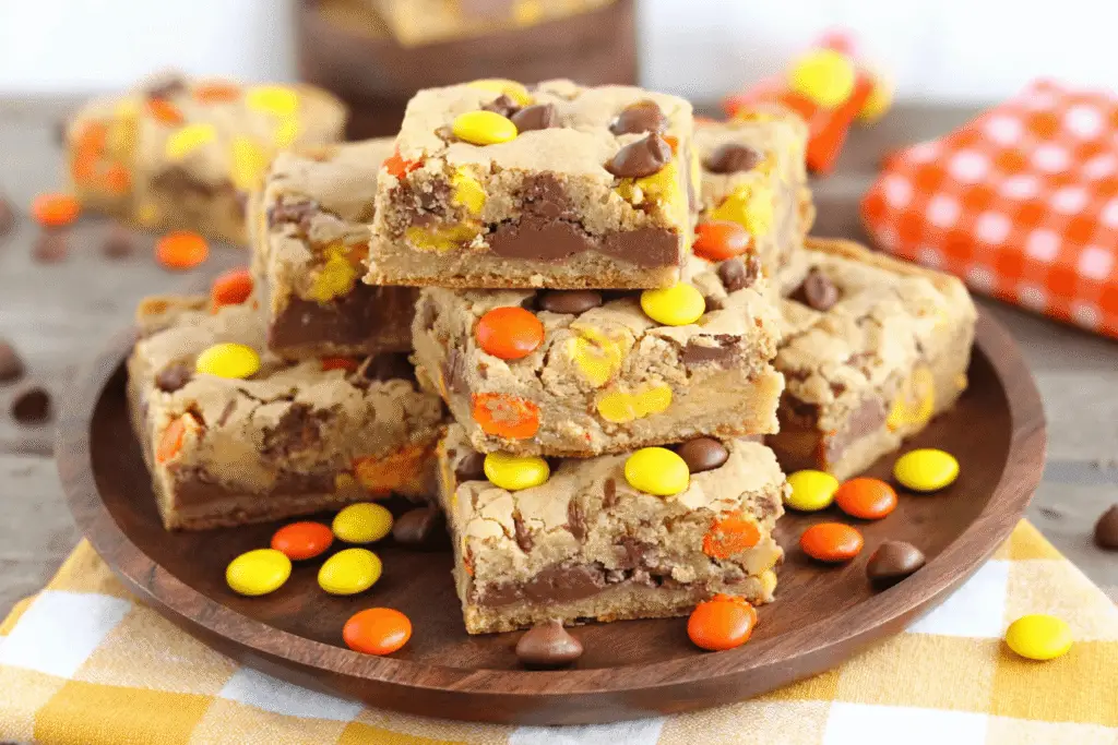 Irresistible Reese's Pieces Peanut Butter Brownies Recipe