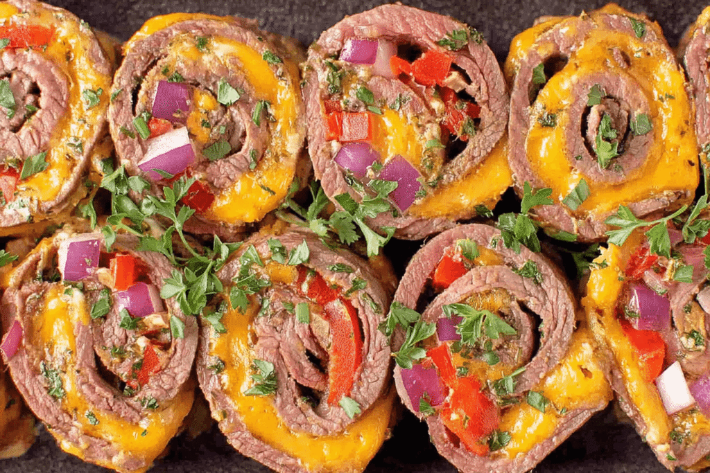 Easy Roast Beef and Cheese Roll-Ups Recipe - Quick and Delicious Snack