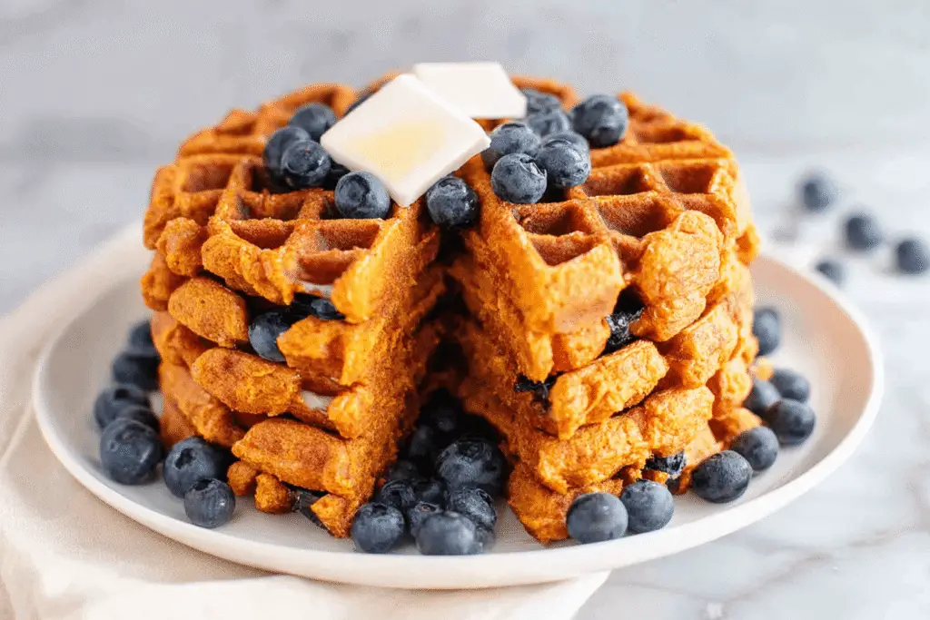 Sweet Potato Paleo Waffles: Healthy, Easy Breakfast Recipe