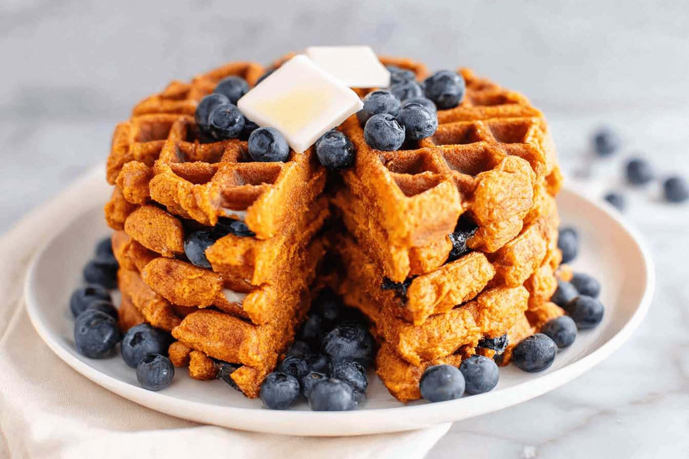 Sweet Potato Paleo Waffles: Healthy, Easy Breakfast Recipe