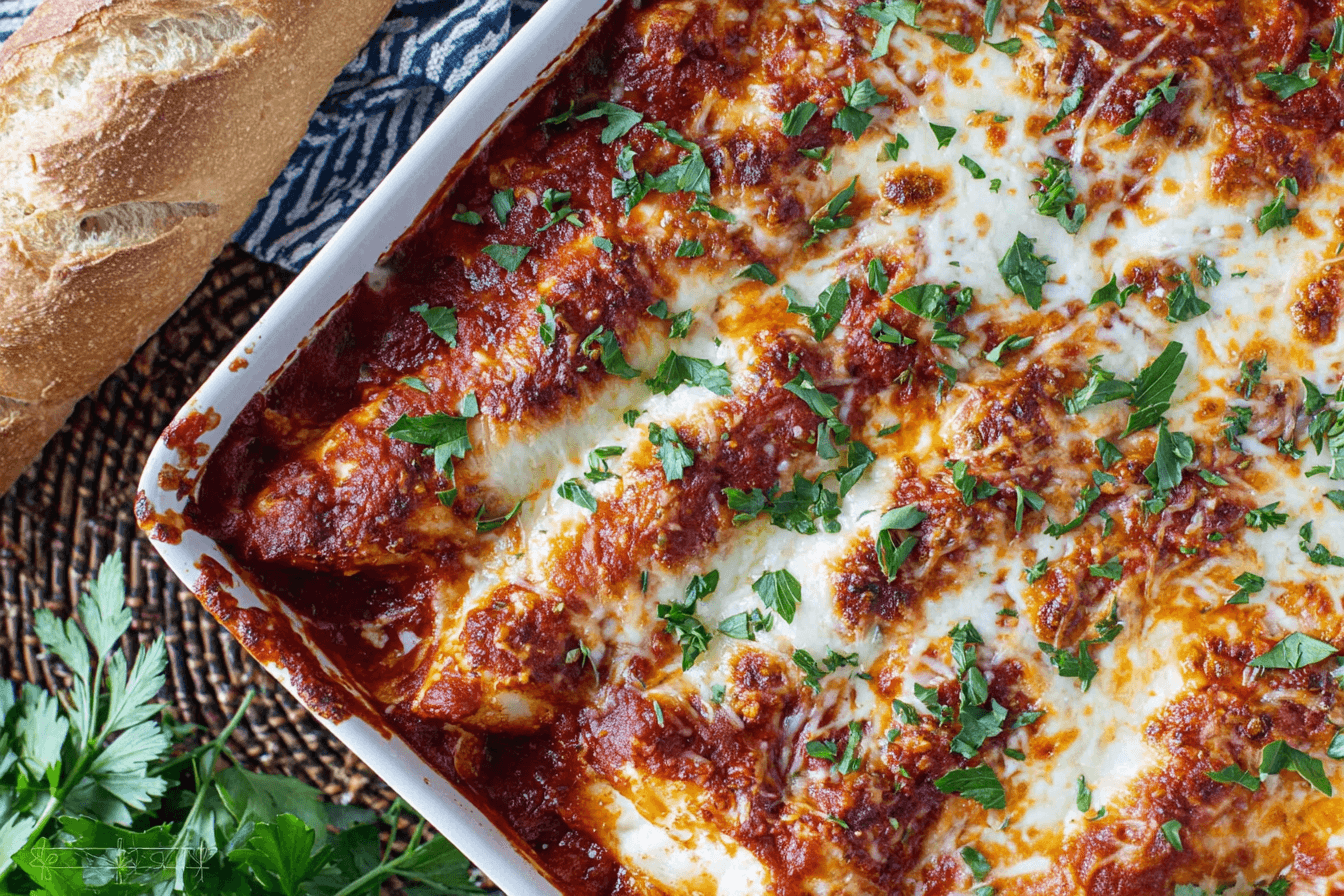 Three Cheese Manicotti Recipe - Easy and Delicious Comfort Food