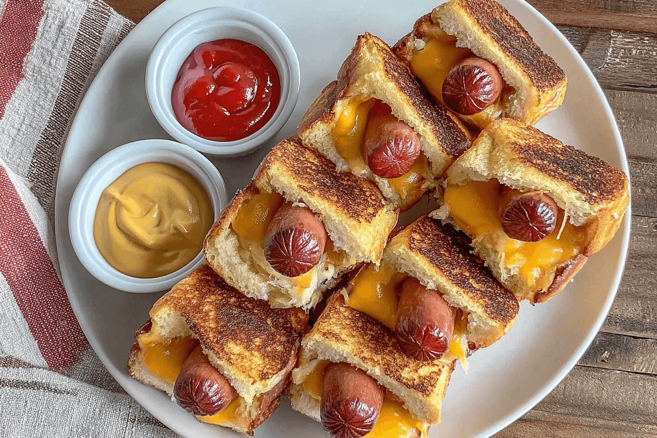 Air Fryer Grilled Cheese Hot Dogs - Quick and Delicious Recipe