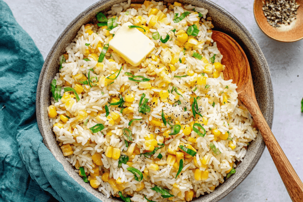 Easy Buttered Corn Rice Recipe - Quick and Delicious Side Dish