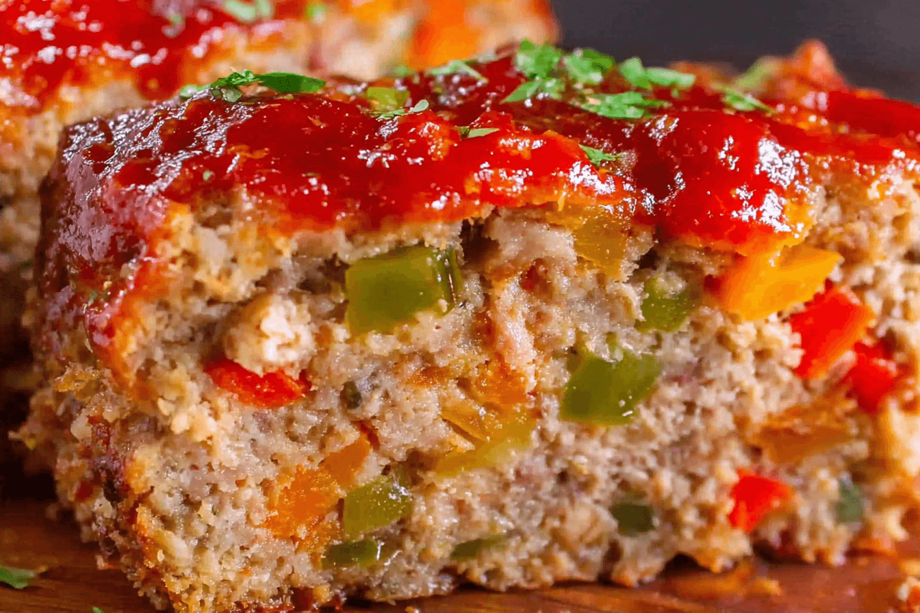 Sausage And Peppers Meatloaf Recipe - Delicious Comfort Food